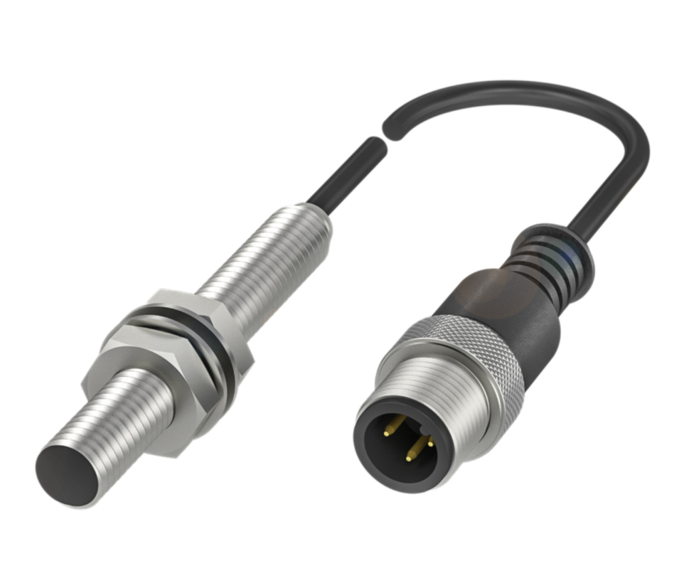 BALLUFF Inductive Threaded Barrel Proximity Sensor, M8, 4 mm Detection, PNP NO, 10 → 30 V dc ...
